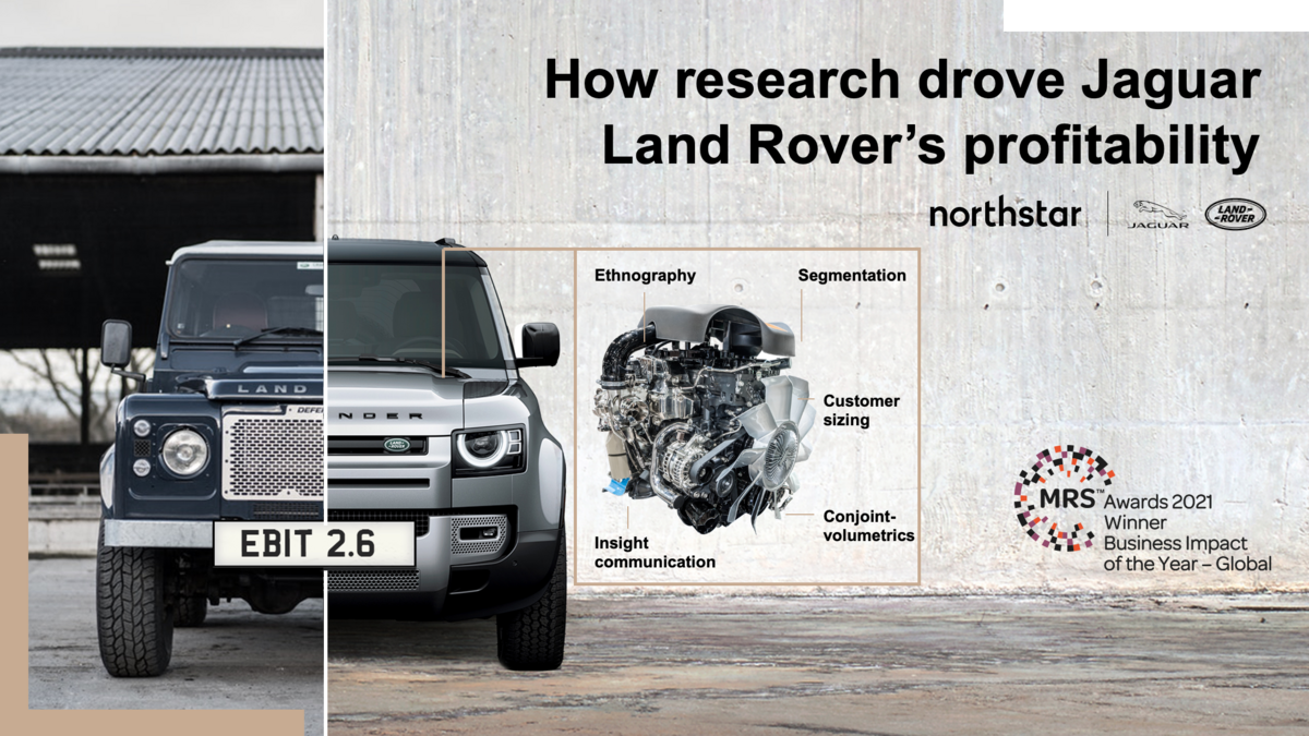 How research drove Jaguar Land Rover's profitability | AURA