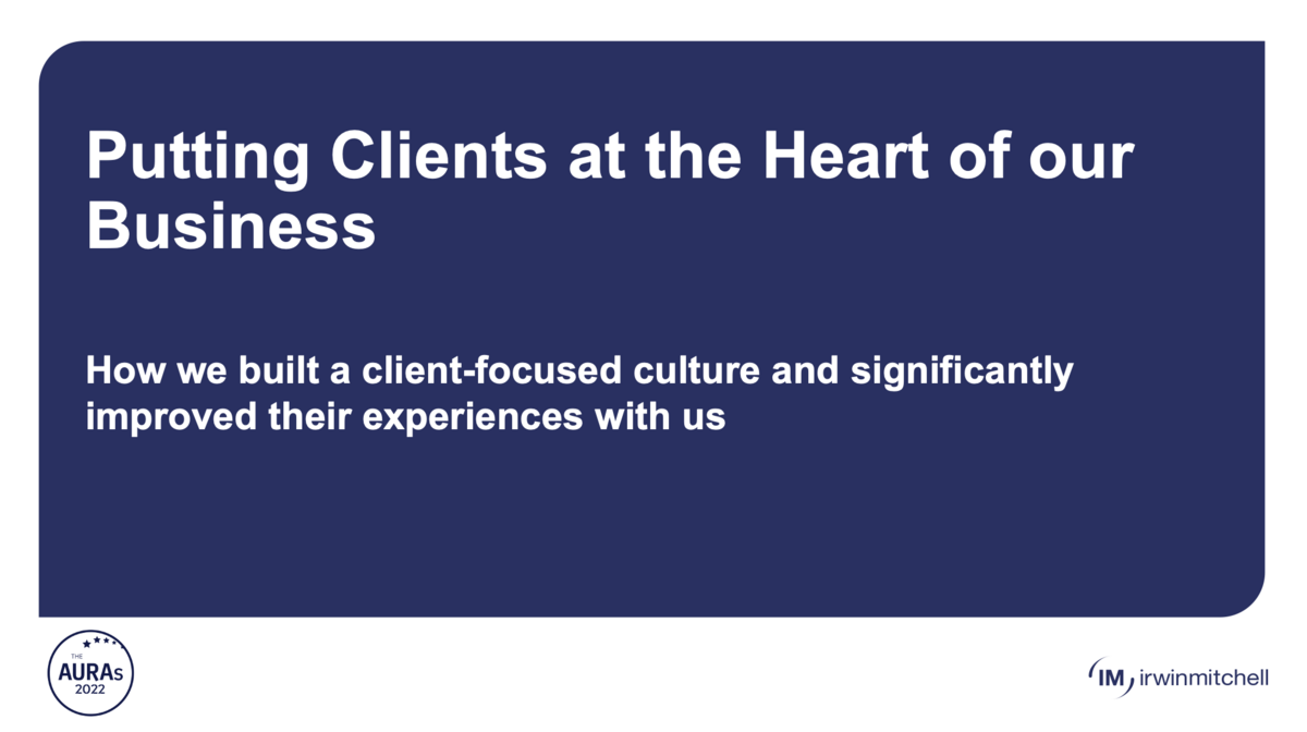 Putting clients at the heart of our business | AURA