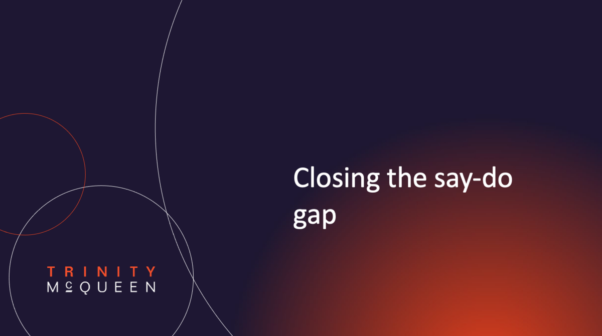 Closing the Say Do Gap | AURA