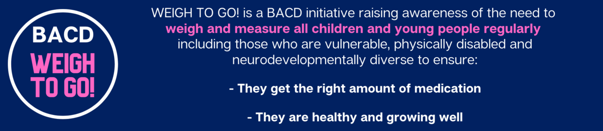 Weigh to Go! | British Academy of Childhood Disability