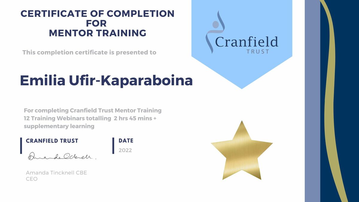 Mentoring | Cranfield Trust