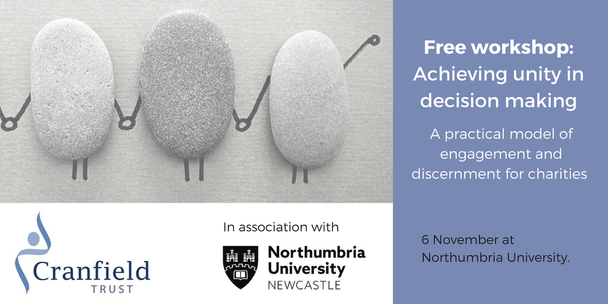 Free masterclass: Achieving unity in decision making. | Cranfield Trust
