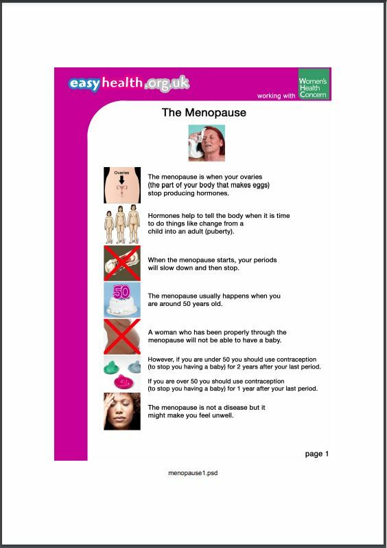 The Menopause | Easy Health