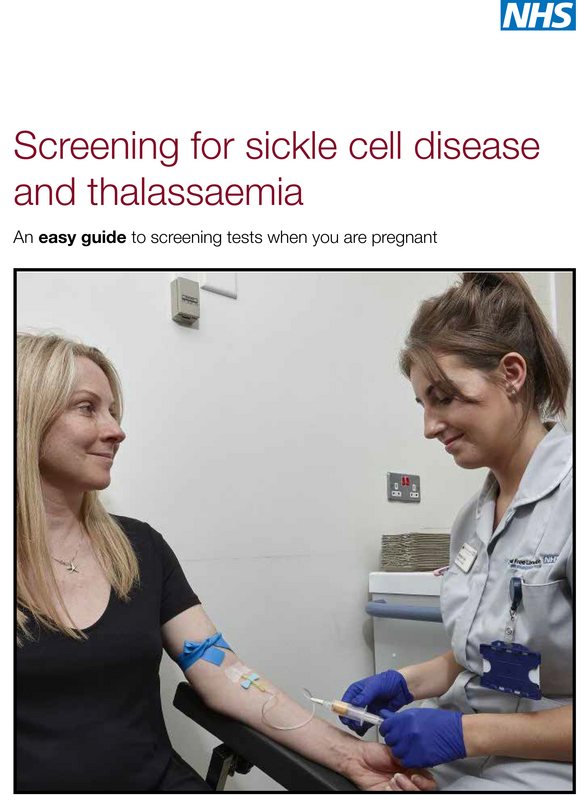Easy Guide To Screening Tests For Sickle Cell Disease And Thalassaemia When You Are Pregnant
