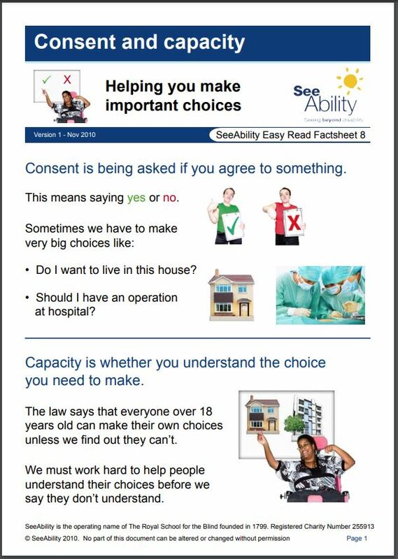 Consent and Capacity | Easy Health