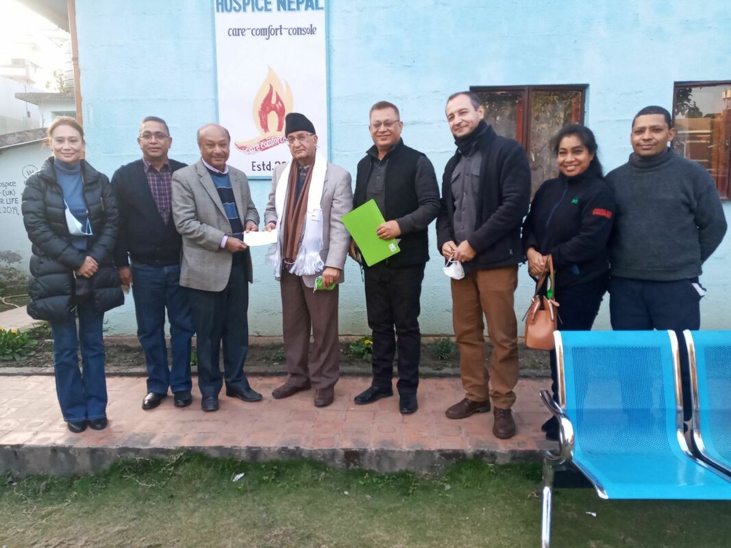 The Team In Nepal Secure A Donation Of US 84 000 Project Hospice Nepal the-team-in-nepal-secure-a-donation-of-us-84-000-project-hospice-nepal