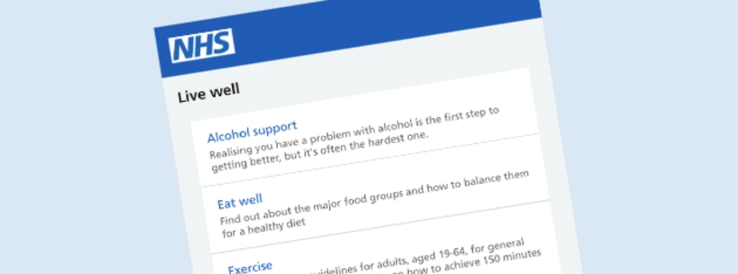 Live well (NHS) | NCC Benevolent Fund