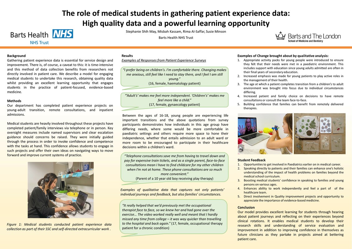 Medical students in gathering patient data | Paediatric Educators ...