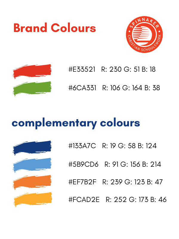 Spinnaker Colours & Fonts | Spinnaker Trust