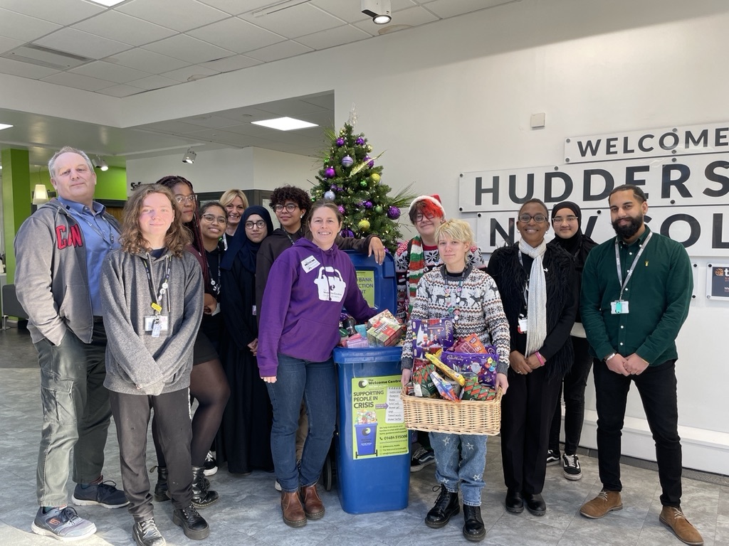 Huddersfield New College give back this Christmas | The Welcome Centre