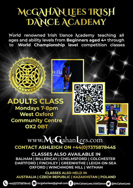 Irish Dancing Classes for Adults | West Oxford Community Association